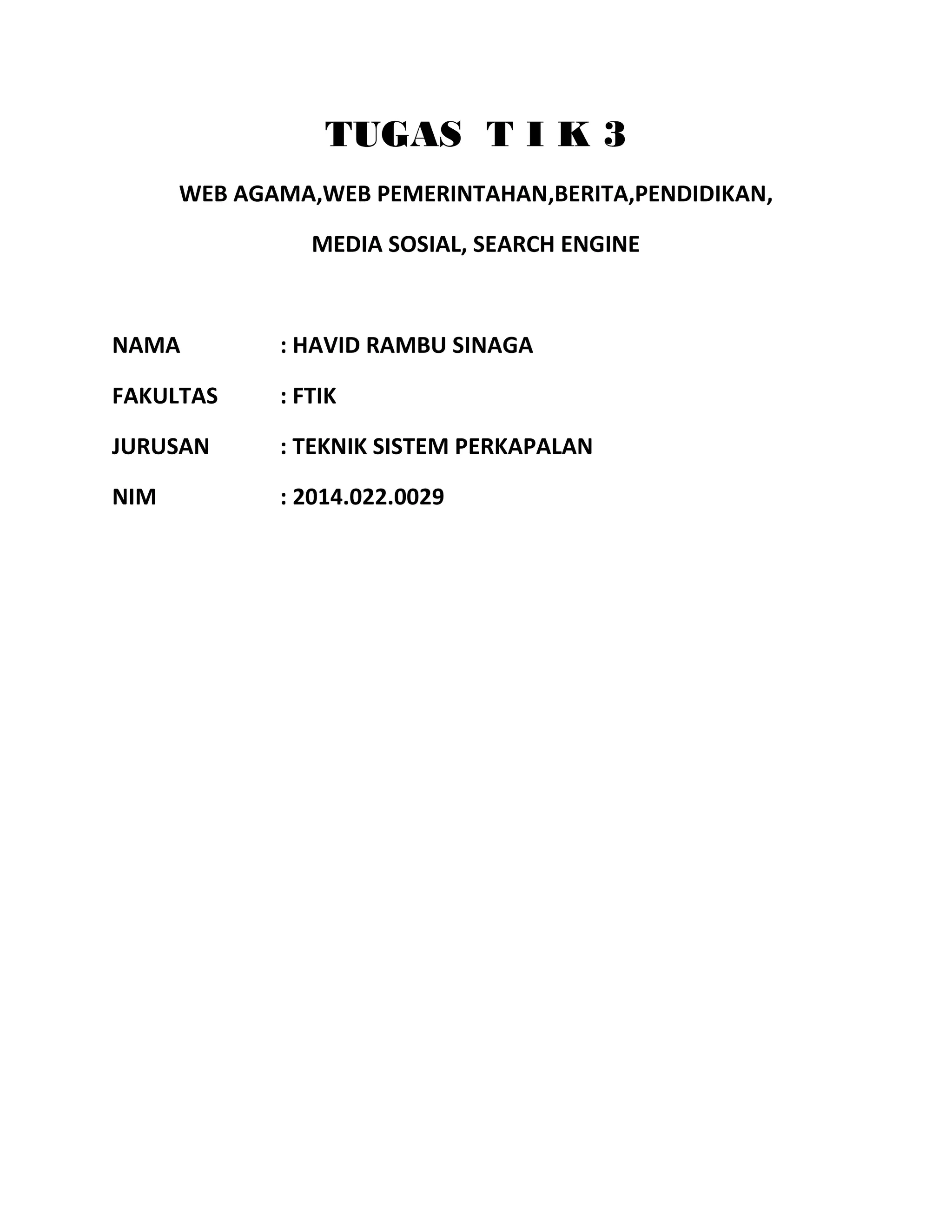 Havid rambu sinaga | PDF