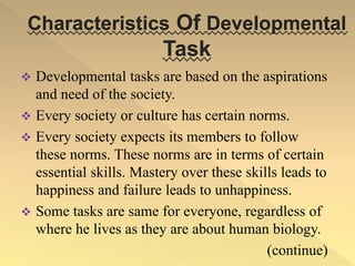 Havighurst’s development theory | PPT