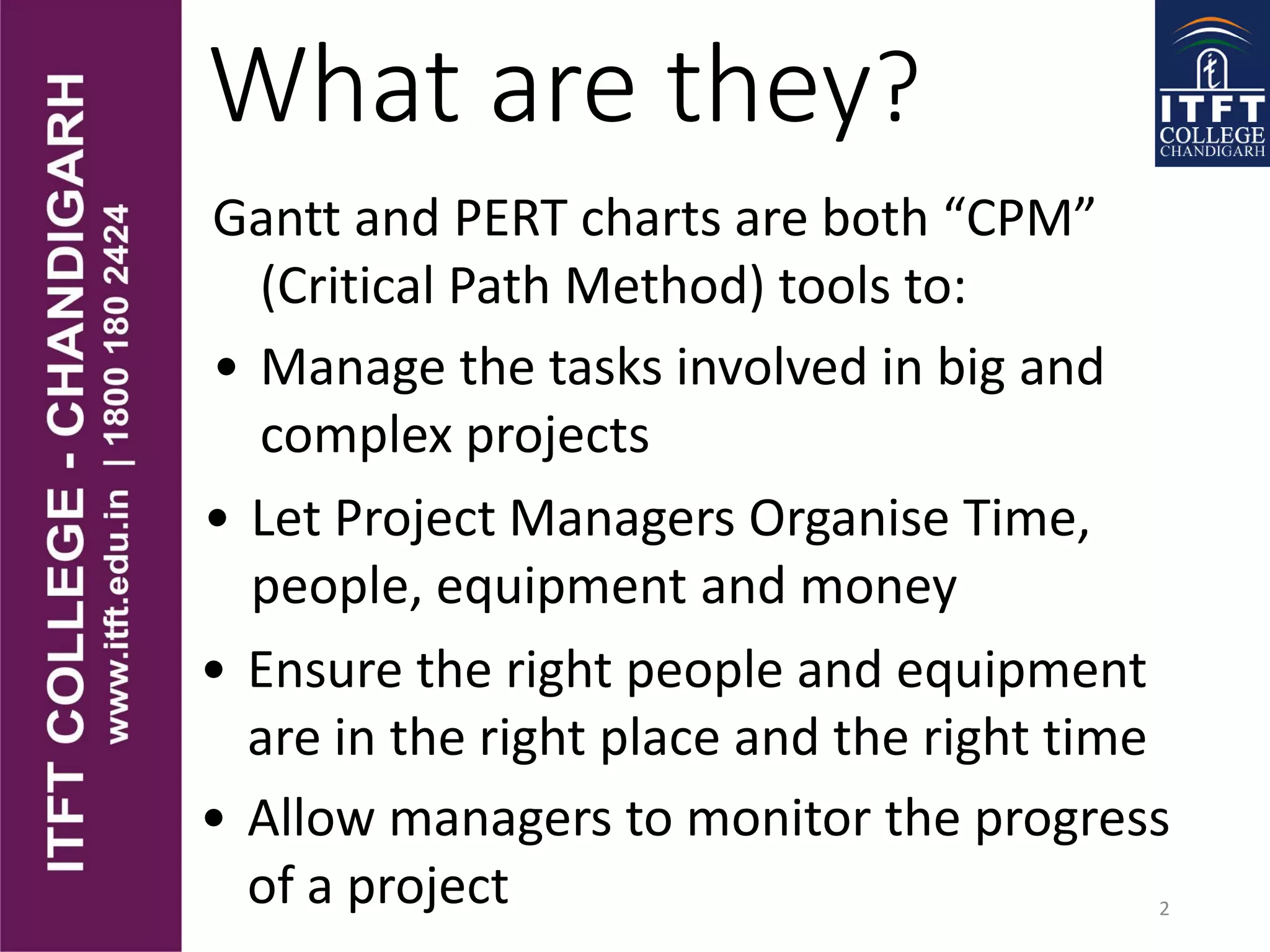 ITFT - PROJECT MANAGEMENT | PDF