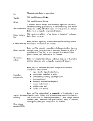 Having trouble with the frax tool | DOC | Bone and Joint Conditions ...