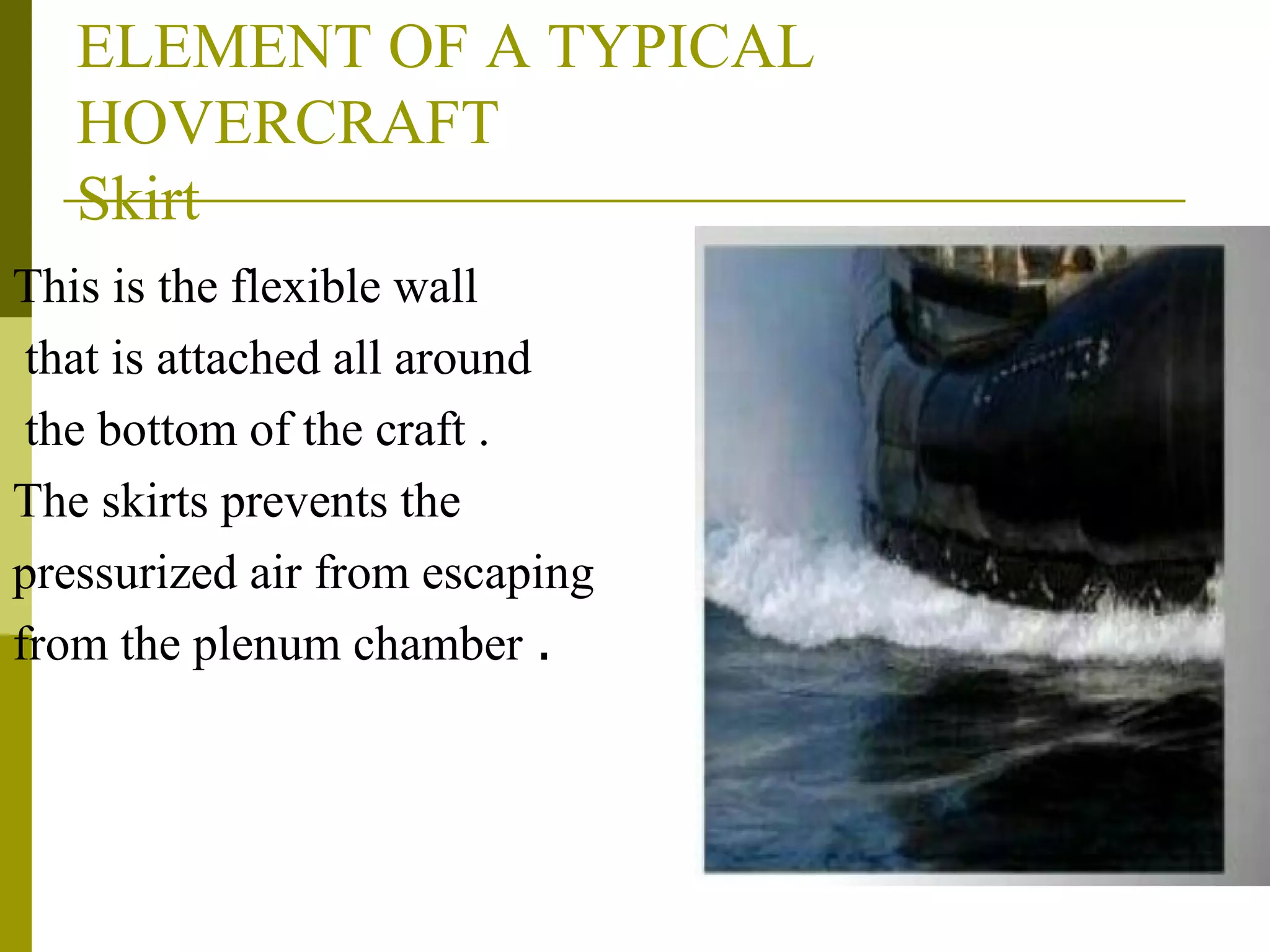 A SEMINAR ON HOVERCRAFT | PPT