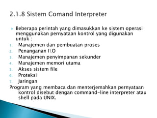 Havit - Struktur Sistem Operasi | PPT