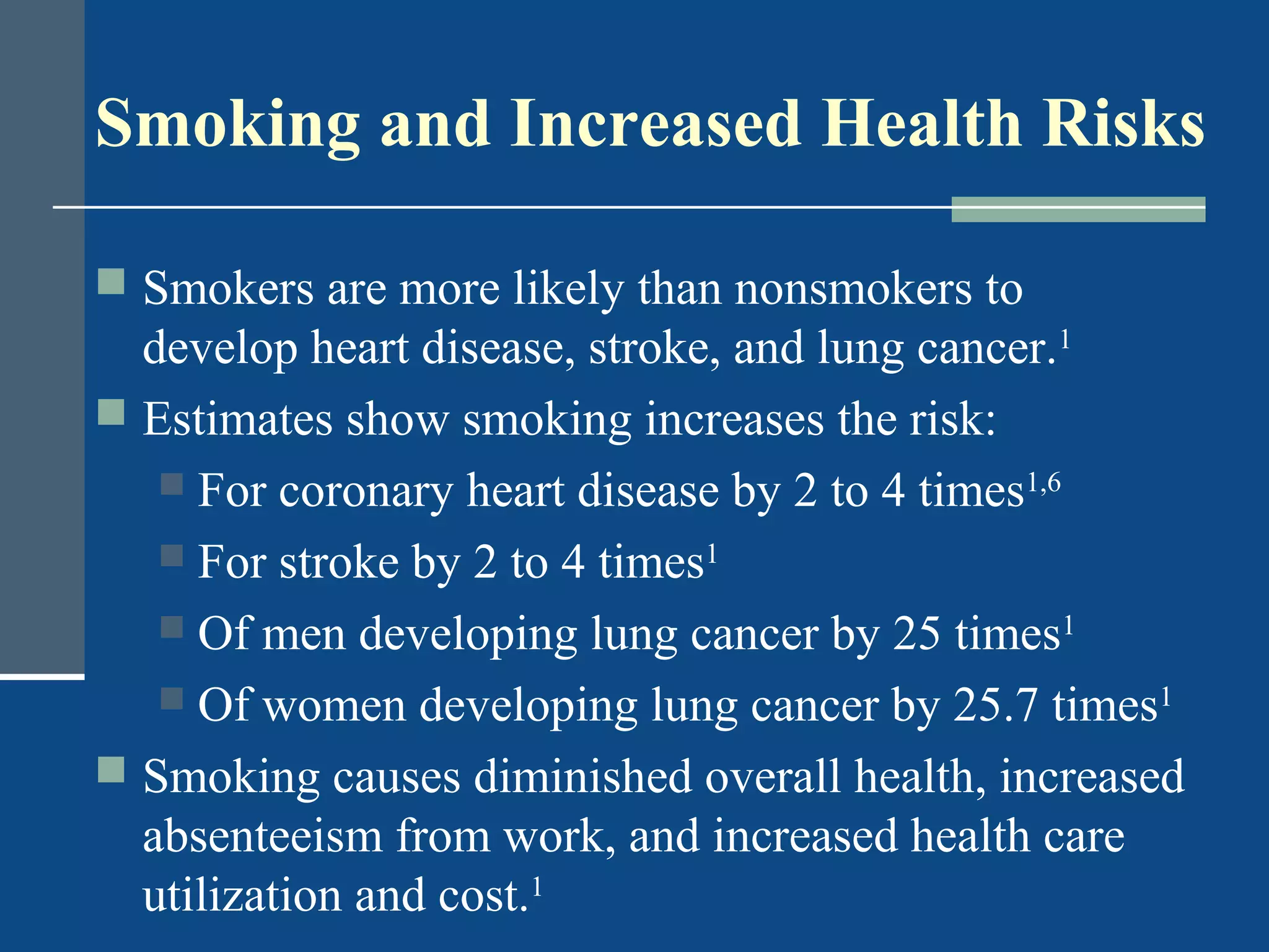 Effects of Tobacco on Health | PPT