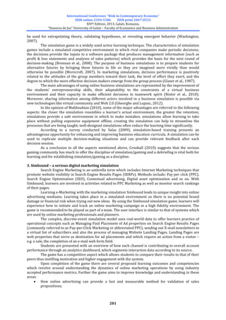 HOW TO MITIGATE THE RISKS OF MANAGING ONLINE ADVERTISING CAMPAIGNS BY ...