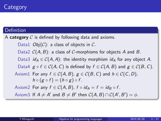 Algebras for programming languages | PPT