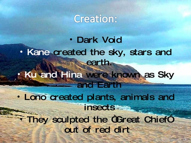 Hawaiian Mythology | PPT