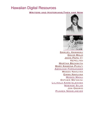 Hawaiian digital resources | PDF