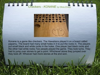 Hawaiian games | PPT