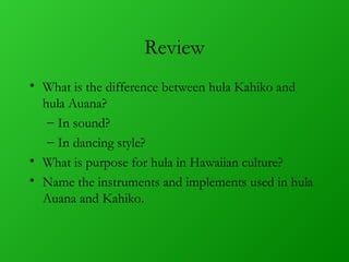 Hawaiian hula 1 | PPT