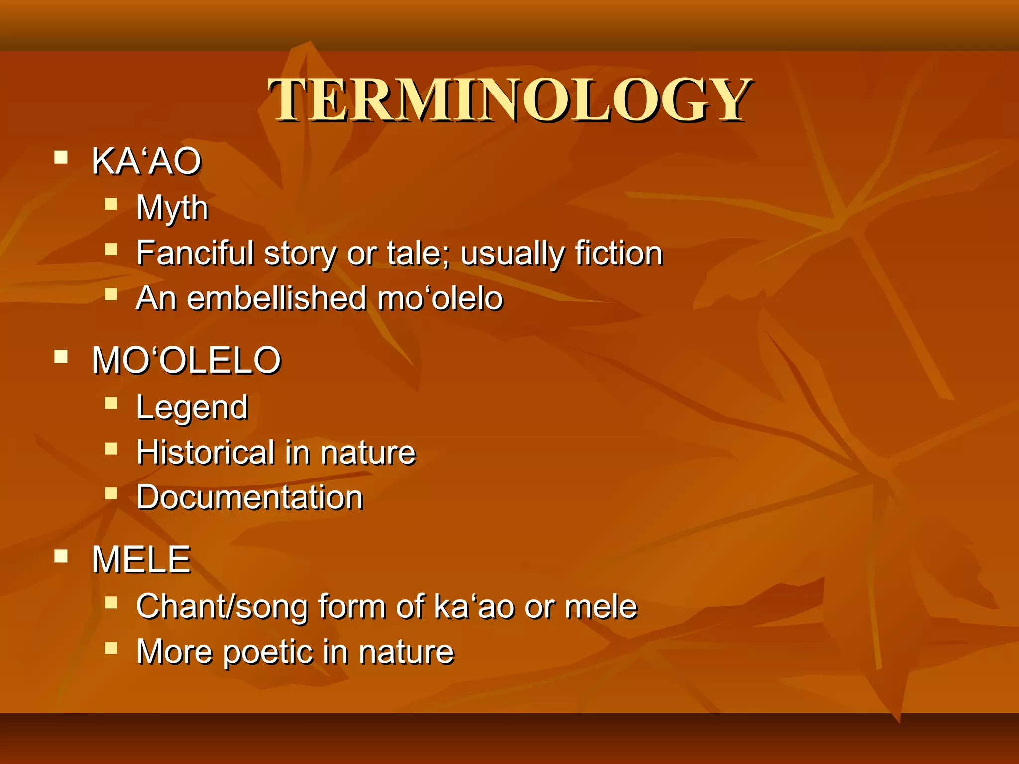 Hawaiian mythology | PPT
