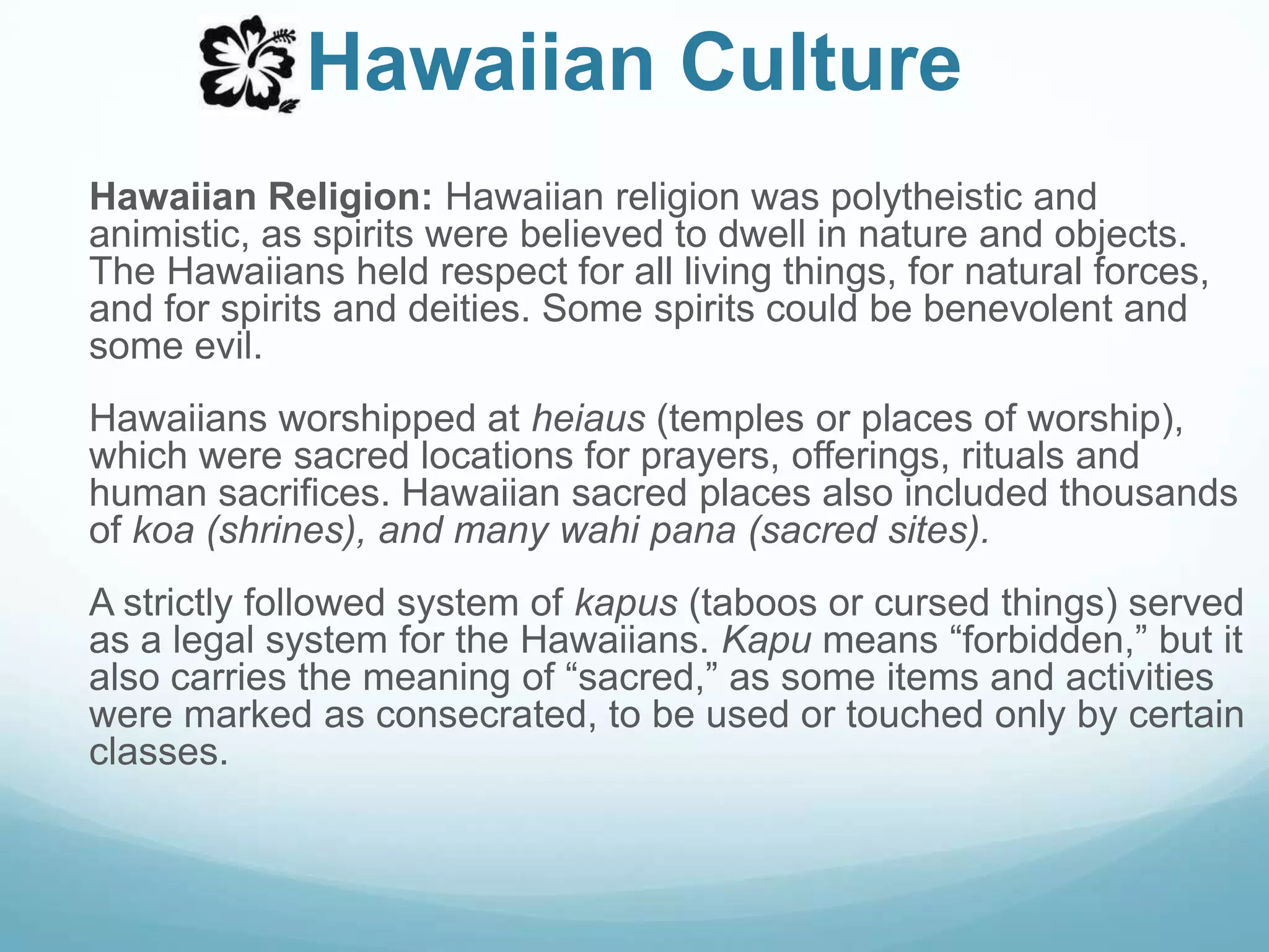 Music 34 Final - Hawaiian Presentation | PPTX
