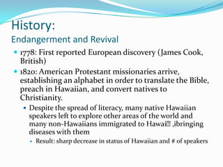 Hawaiian presentation | PPTX | Christianity | Religion & Spirituality