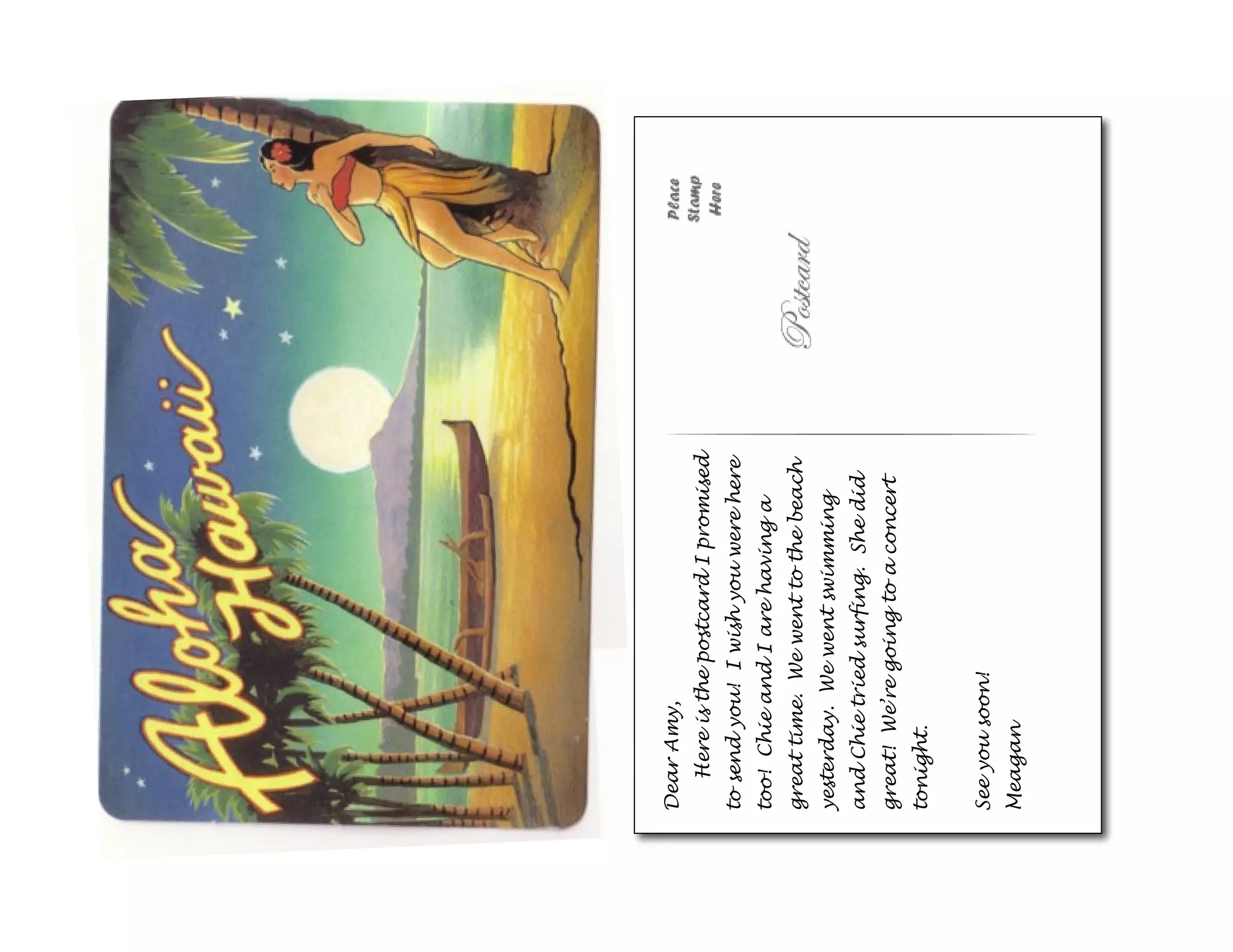 Hawaii postcard | PDF