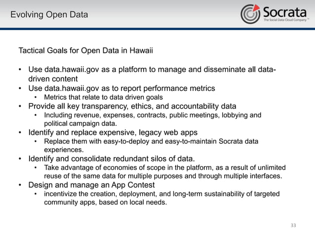 Socrata: Success with Open Data