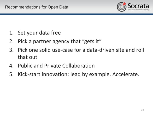 Socrata: Success with Open Data