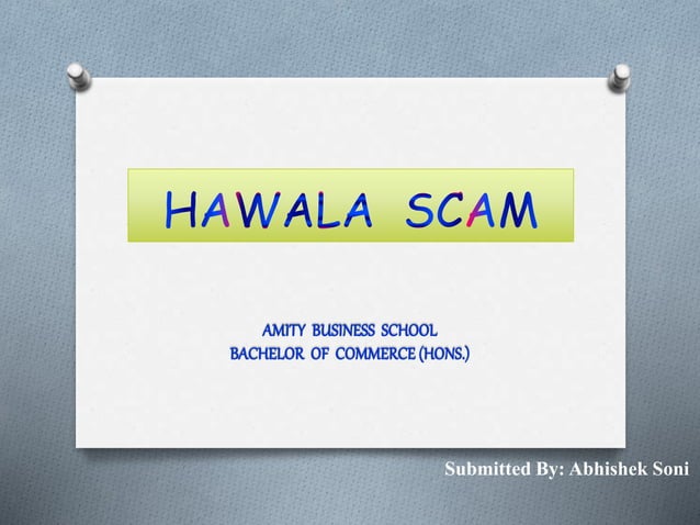 Hawala Scandal | PPTX | Crime & Harmful Acts to Individuals, Society ...