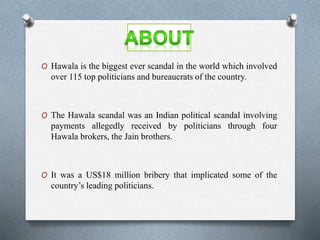 Hawala Scandal | PPTX