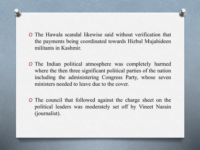 Hawala Scandal | PPT