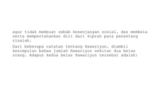 Hawariyyun | PPTX