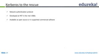 Secure Hadoop Cluster With Kerberos | PDF