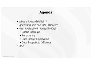 “Building consistent and highly available distributed systems with ...