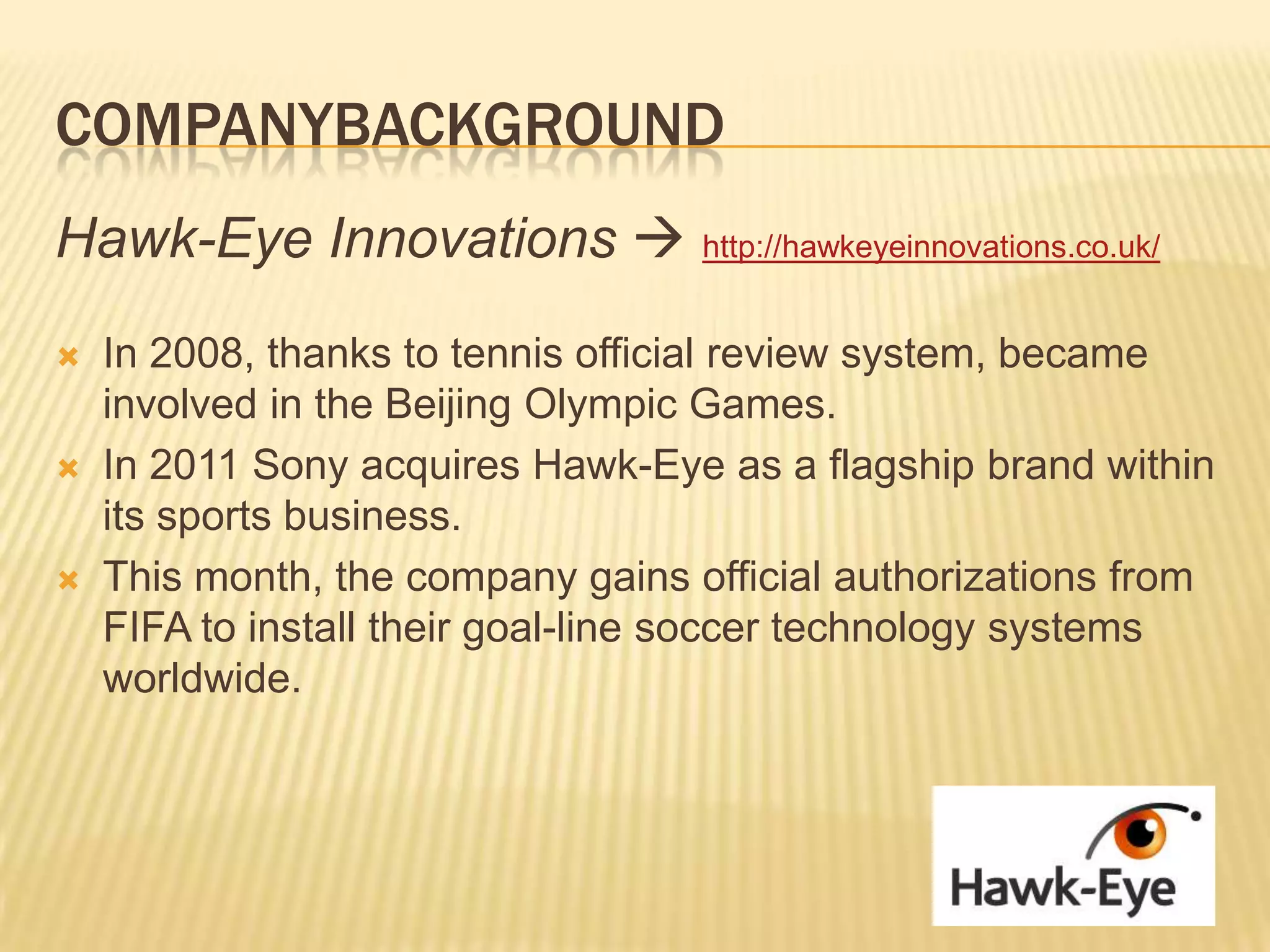 Hawk eye 1st-presentation | PPTX