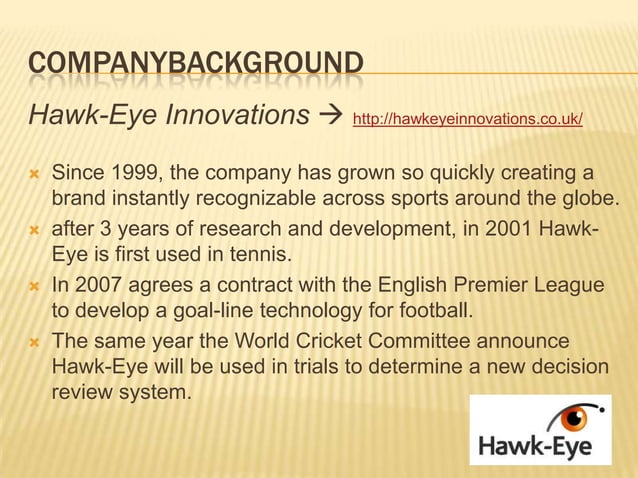 Hawk eye 1st-presentation | PPTX