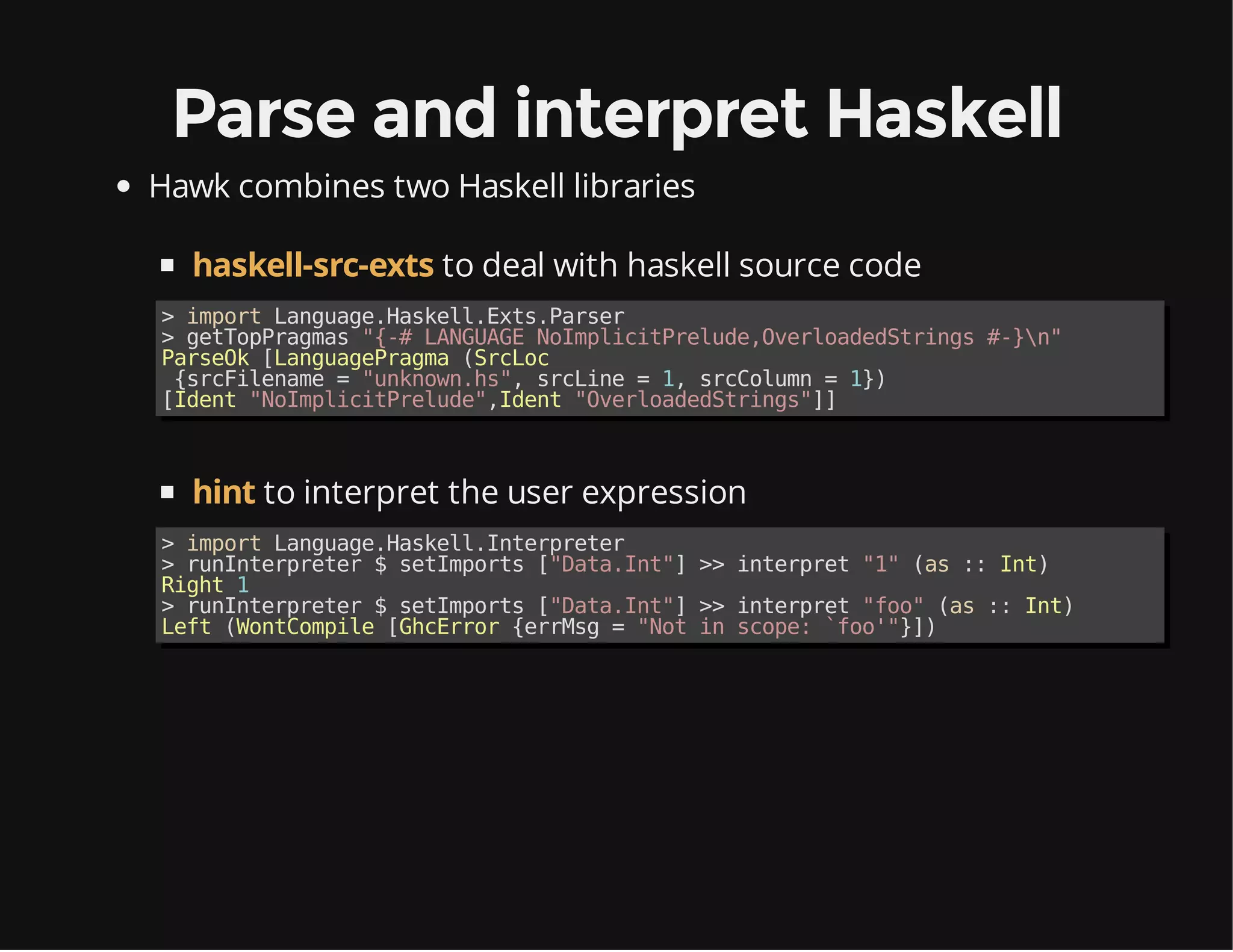 Hawk presentation | PDF