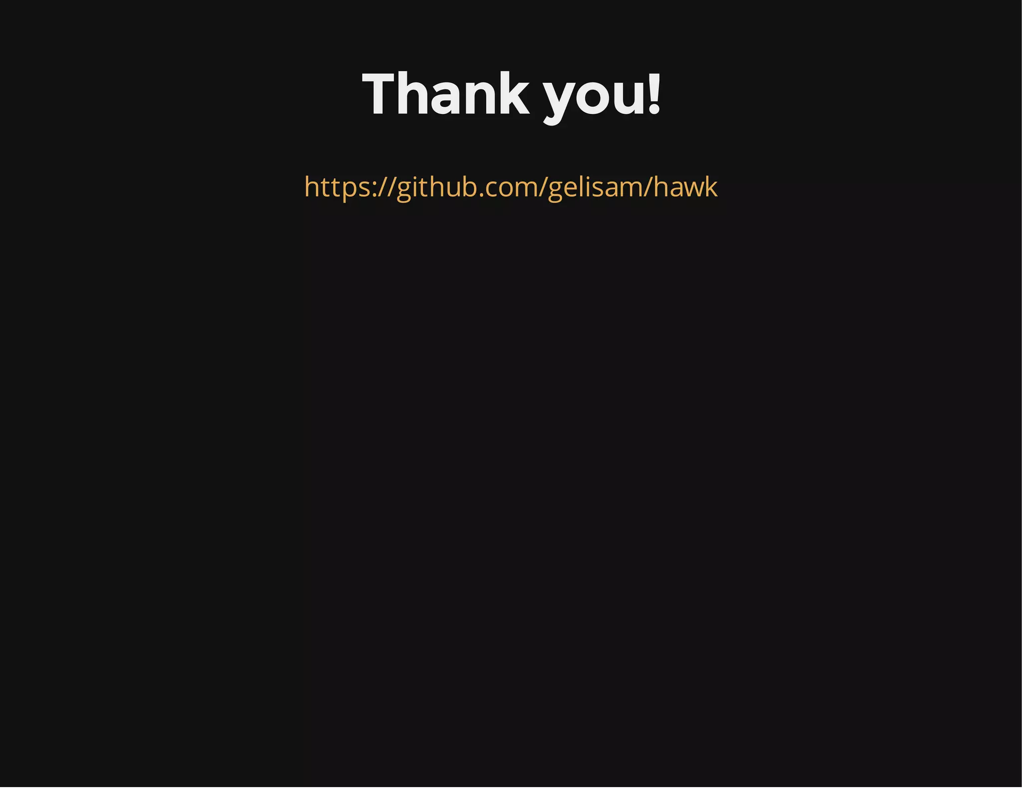 Hawk presentation | PDF