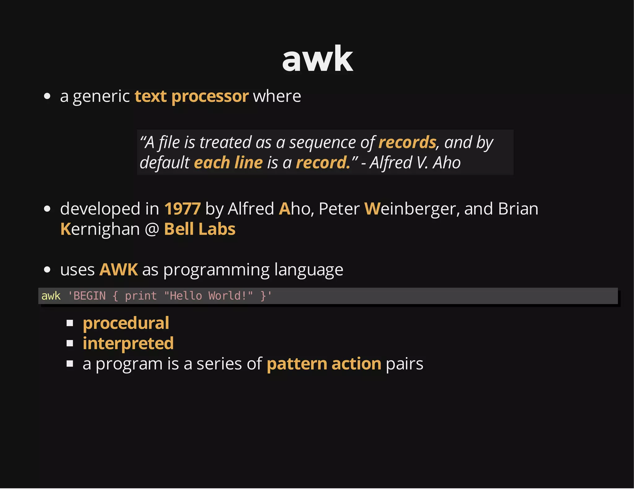 Hawk presentation | PDF