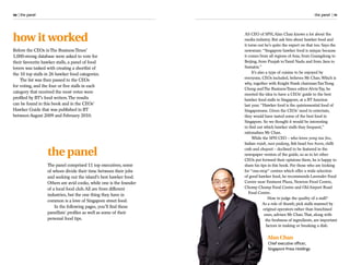 CEOs' Hawker Guide | PDF