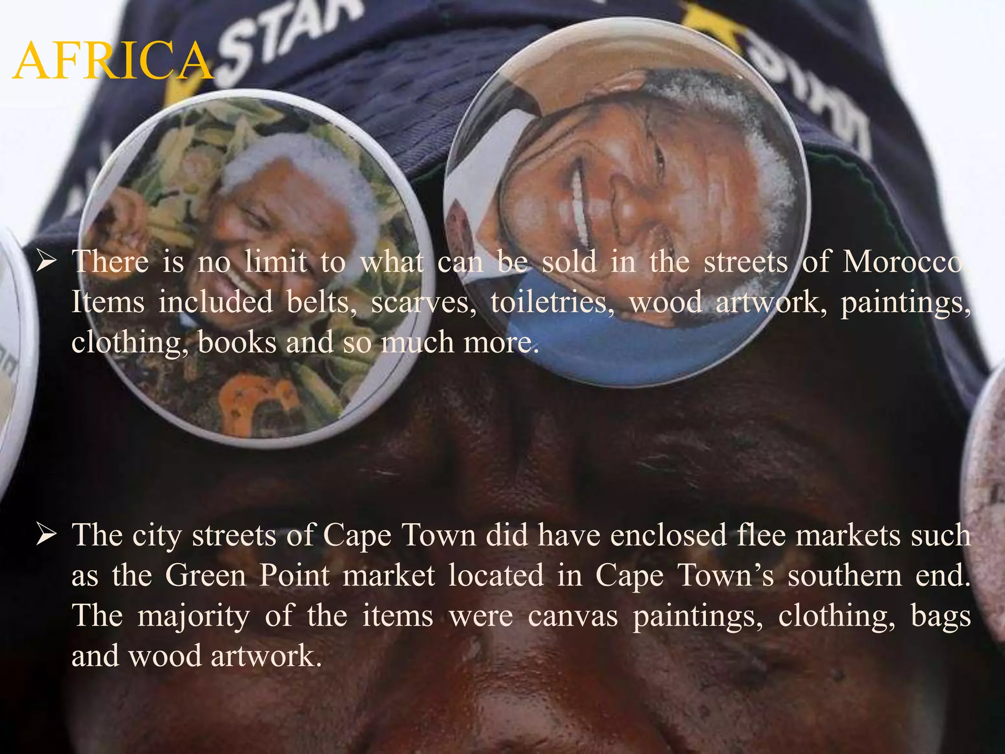 Hawkers, peddlers and sellers. | PPTX