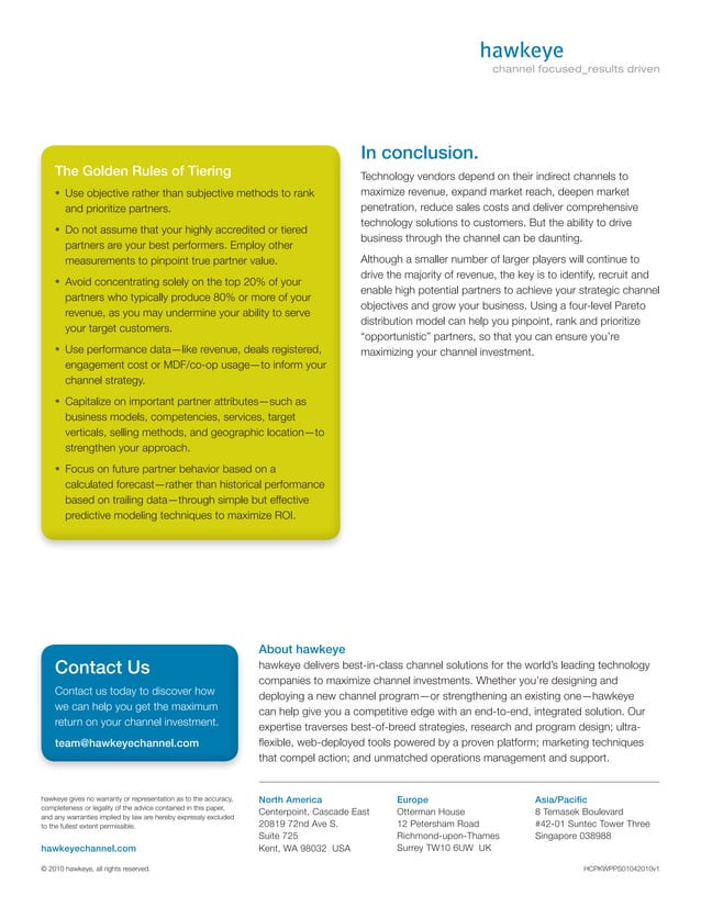 Best Practices in Ranking and Prioritizing Your Partners | PDF