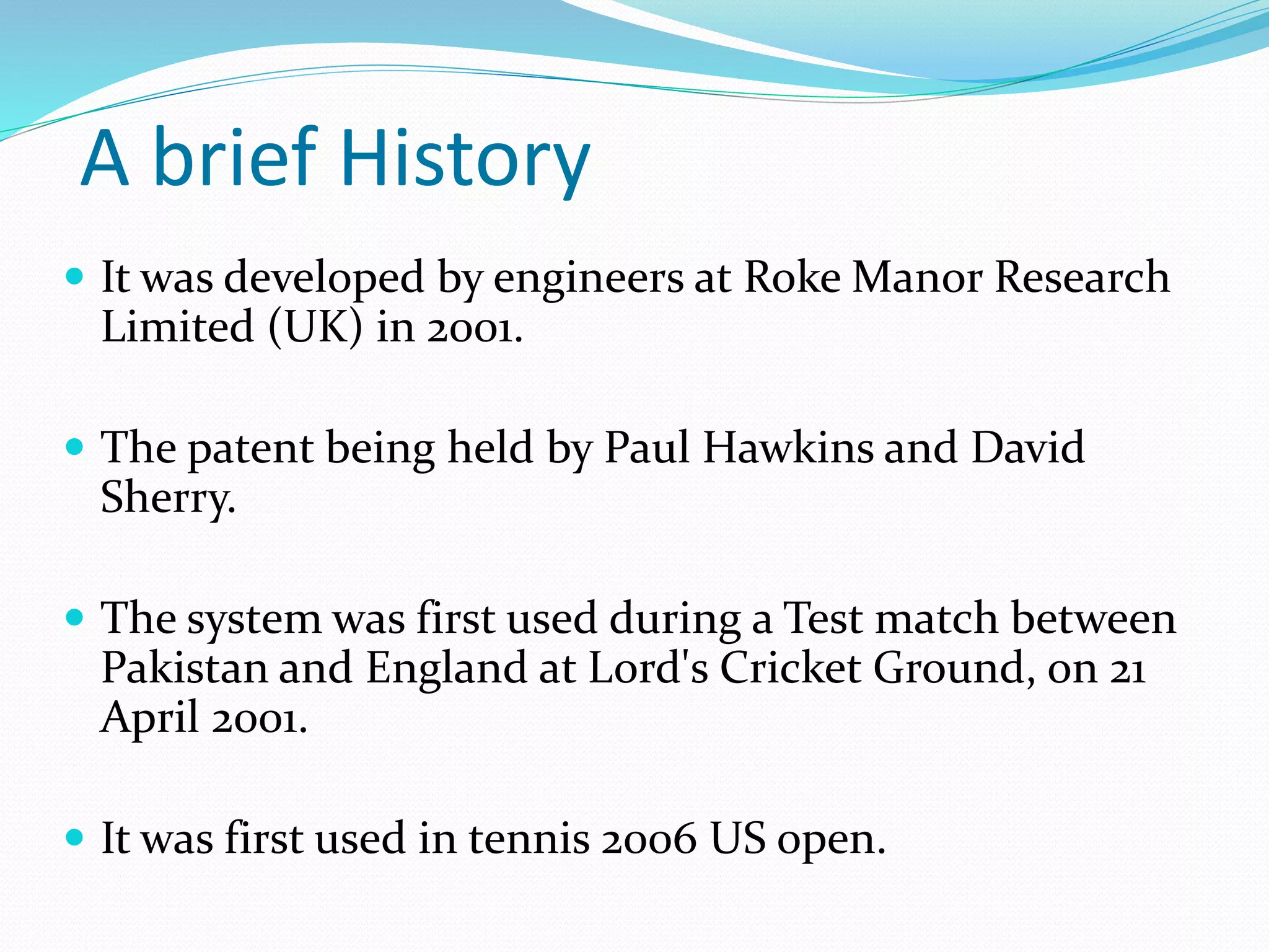 Hawk eye technology By RKO | PPTX | Cricket | Sports