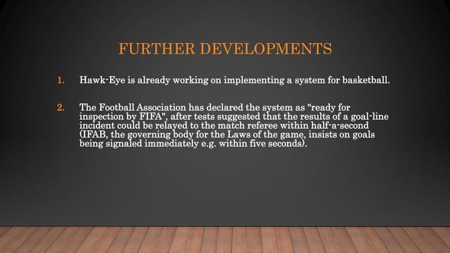 Hawk eye technology | PPT