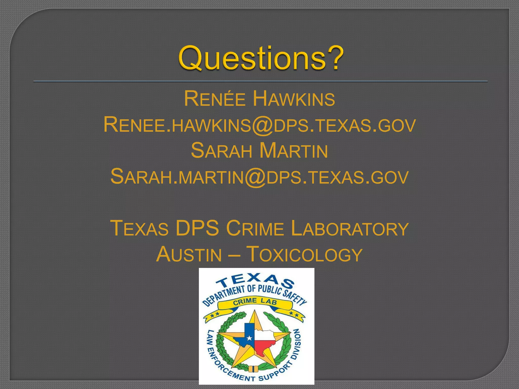 Texas Trends: Common Drugs of Abuse and the Drugs Increasing in ...