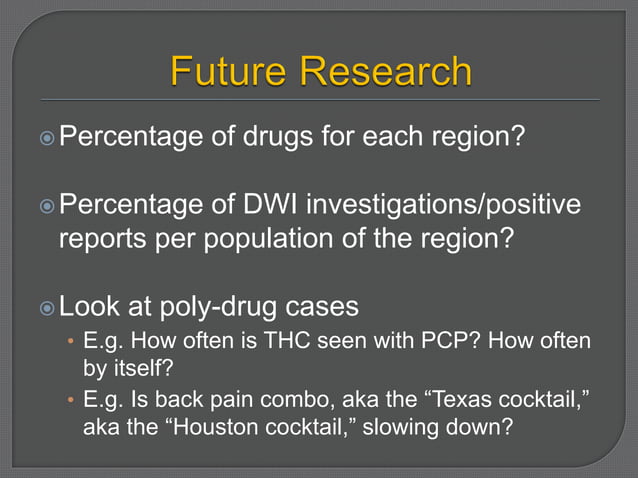 Texas Trends: Common Drugs of Abuse and the Drugs Increasing in ...