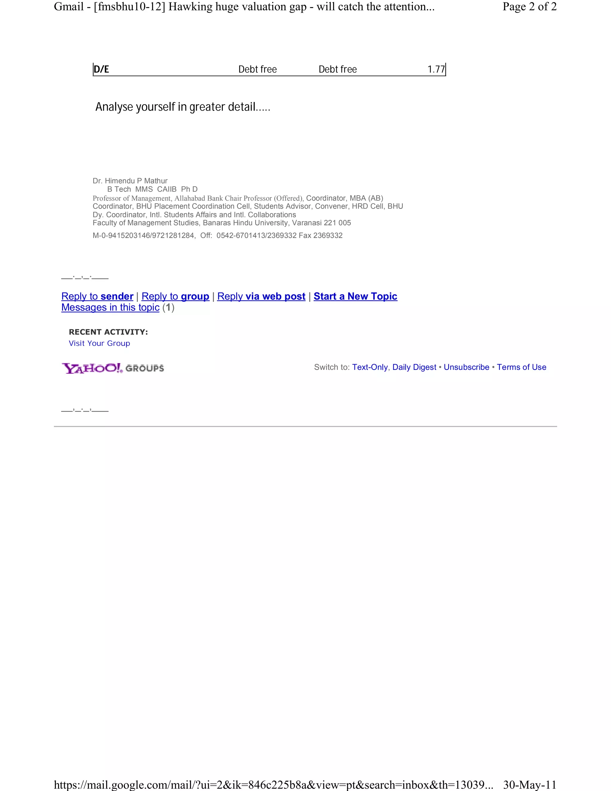 Hawkins mathur sir | PDF