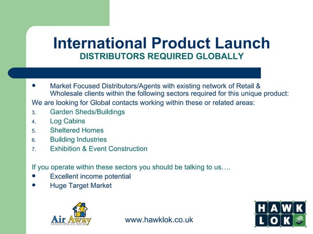 Hawklok Easi Base (D Istributor Version) Power Point V1.1 | PPT ...