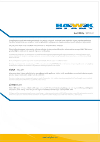 Hawk Plant - Crushing and Screening Plant & Concrete Batching Plant | PDF