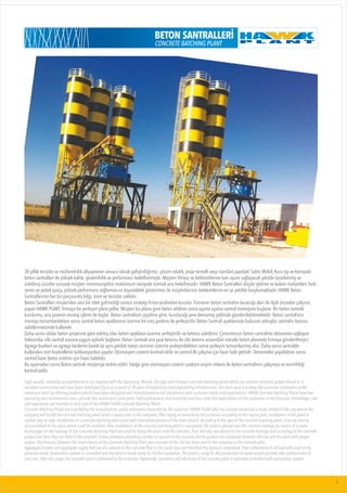 Hawk Plant - Crushing and Screening Plant & Concrete Batching Plant | PDF