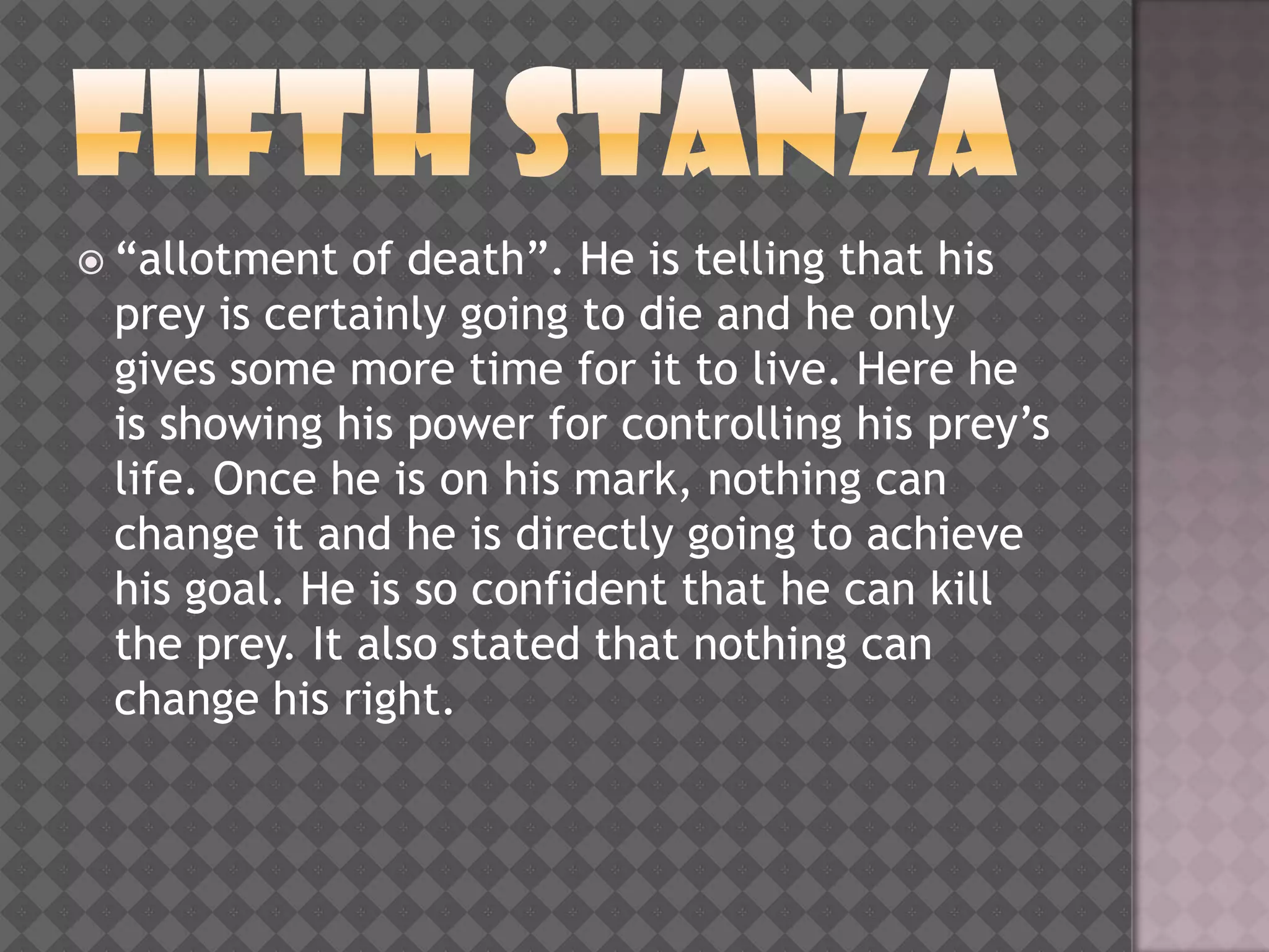 Hawk roosting by Ted Hughes | PPTX