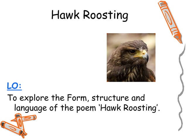 Hawk Roosting | PPTX