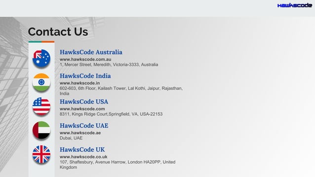 Hawks code corporate profile | PPT