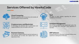 Hawks code corporate profile | PPT