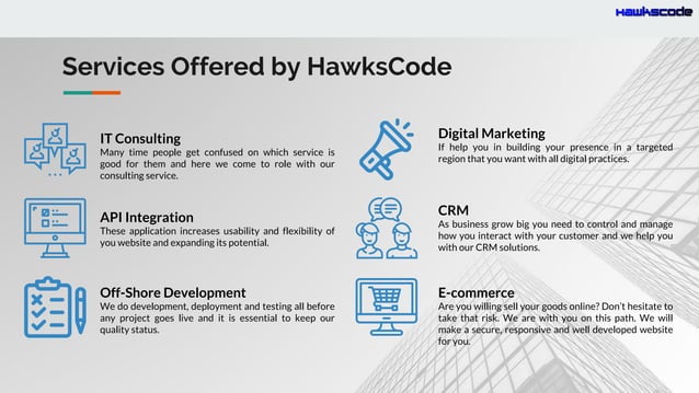Hawks code corporate profile | PPT