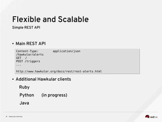 Hawkular Alerting | PPT