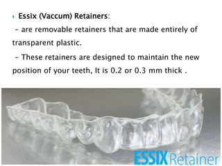 Hawley retainer-and-vaccum | PPTX