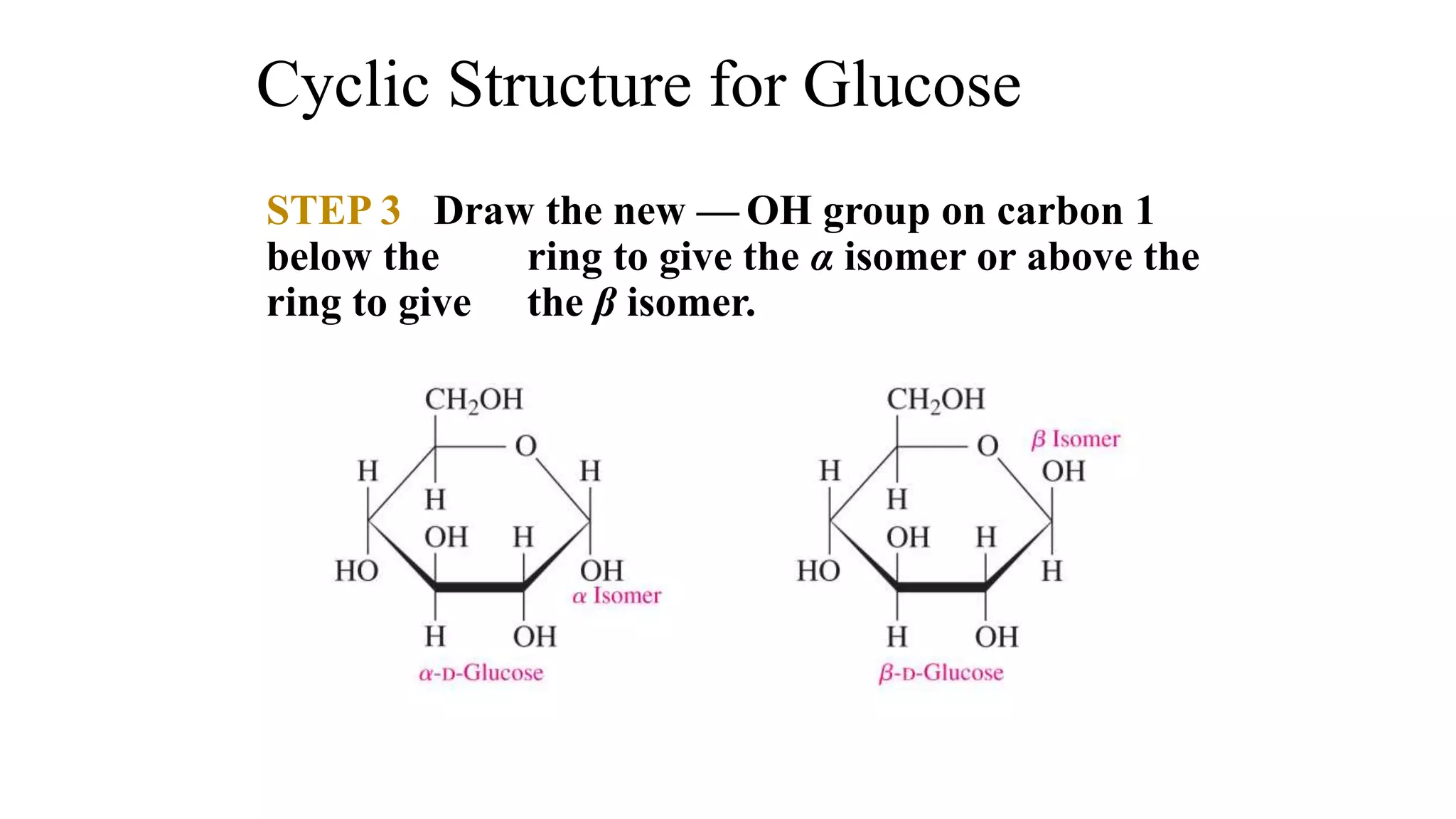 Haworth Structures of Monosaccharides | PPTX