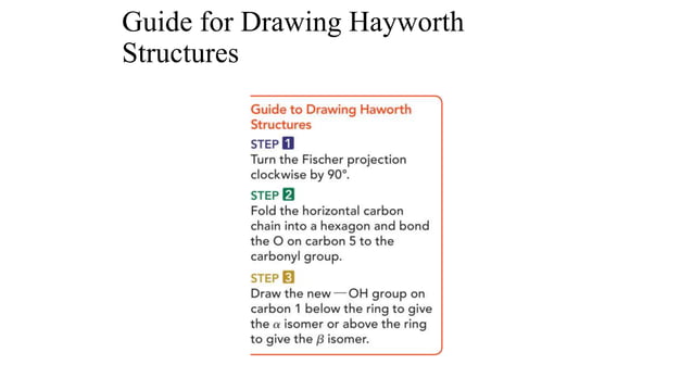 Haworth Structures of Monosaccharides | PPTX